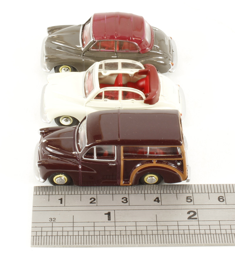 Oxford Diecast 76SET07A Morris Minor Triple set - Hattons