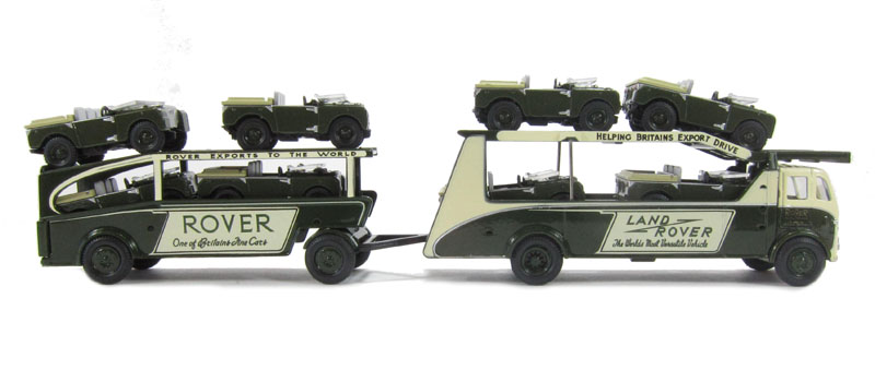 Oxford Diecast 76SET16 Land Rover Transporter set with - Hattons