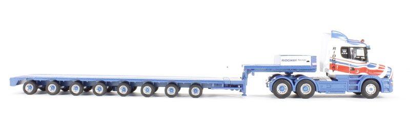 Oxford Diecast 76TCAB001 Scania T Cab Low Loader "Ridgway Rentals ...