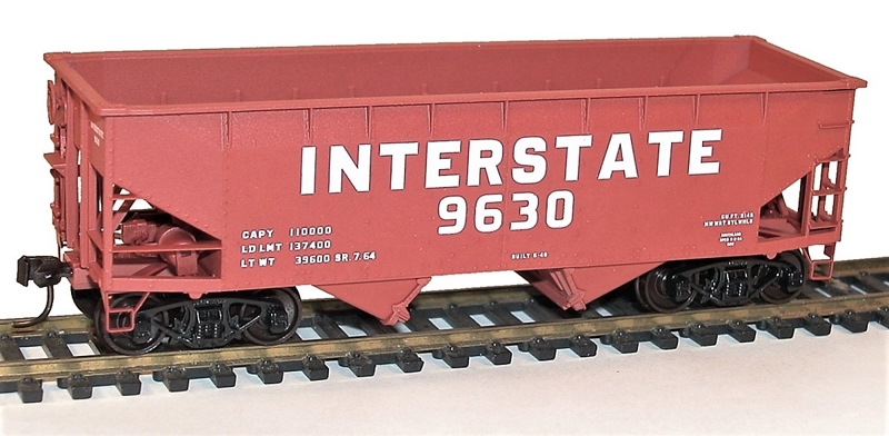 Accurail 7736ACU 50-Ton Offset Twin Hopper kit Interstate 9630