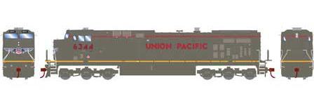Roundhouse Products 77717ROU AC4400CW, Union Pacific (Grey Ghost) #6344