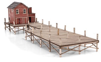 Micro-Trains 79990929M-T Pier and Building Kit