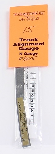 Ribbon Rail 8015RBB 5" Track Alignment Gauge, Curved 15" Radius