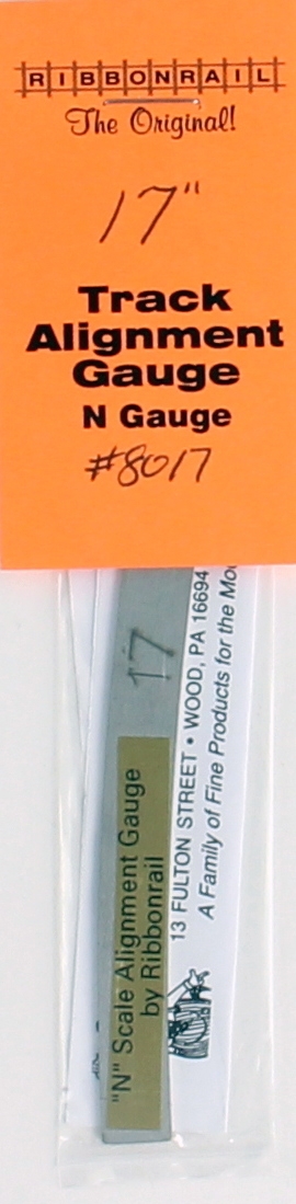 Ribbon Rail 8017RBB 5" Track Alignment Gauge, Curved 17" Radius