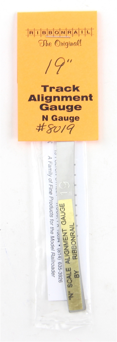 Ribbon Rail 8019RBB 5" Track Alignment Gauge, Curved 19" Radius