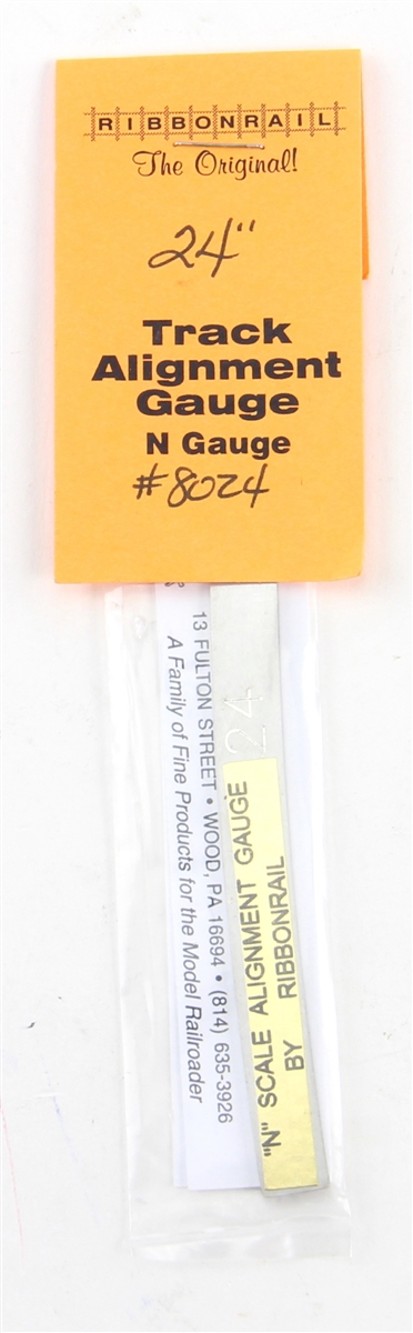 Ribbon Rail 8024RBB 5" Track Alignment Gauge, Curved 24" Radius - Hattons