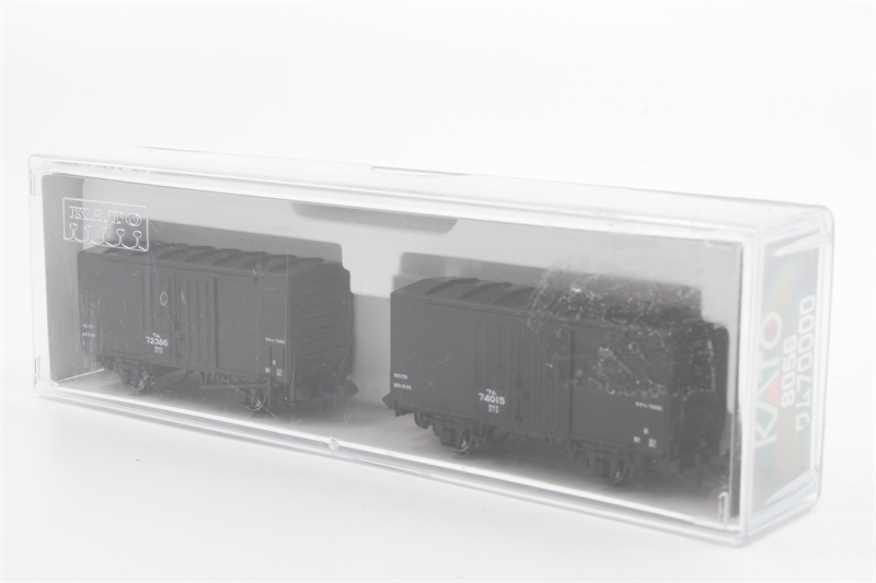 Kato 8056Kato Wamu7000 cargo boxcar of JNR - black 2-Pack