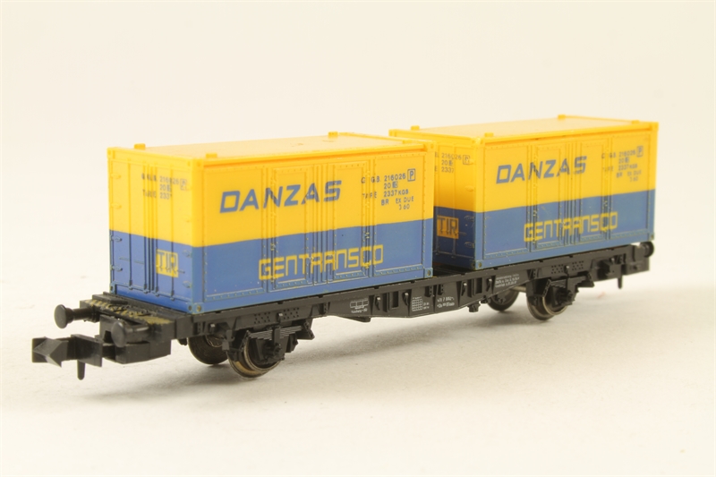 Fleischmann 8233 20' DB Container Wagon - 'Danzas' - Hattons