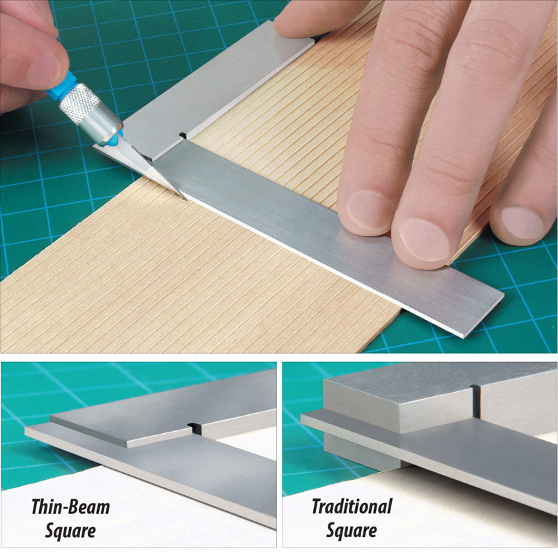 Micro-Mark 83261M-M 5" Thin Beam Square (Drafting/Drawing - Hattons