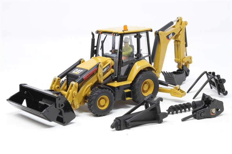 Diecast Masters 85143DIE CAT 420E IT Backhoe Loader