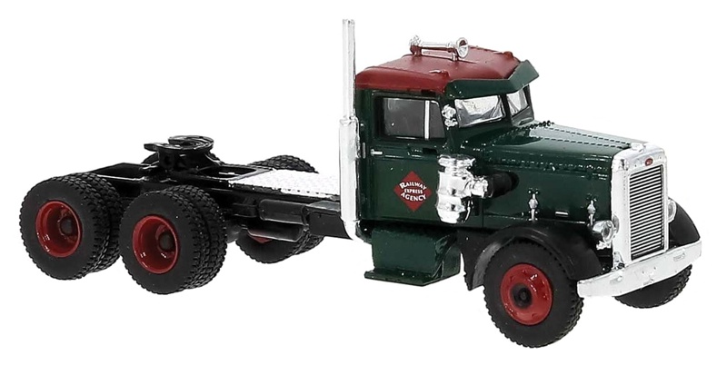 Brekina 85758BEK 1955 Peterbilt 281 Semi Tractor Only, Railway Express ...