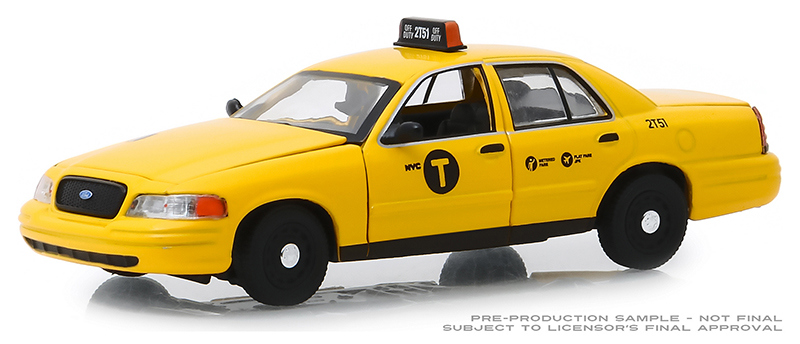 Greenlight 86164GLG 2011 Ford Crown Victoria, NYC Taxi