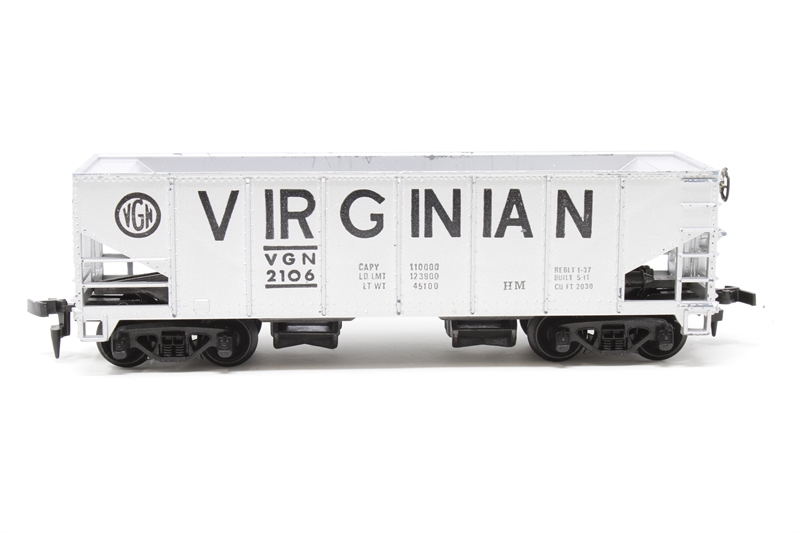 Tyco 862 Hopper car unloading set of the Virginian Railway