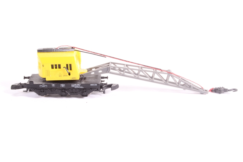 Marklin 8657Marklin 6-Wheel Crane and Match Wagon of the - Hattons