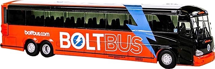 Iconic Replica 87-0009 2016 MCI D4505 Motorcoach, "Bolt Bus"