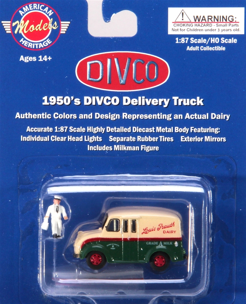 American Heritage Models 87-002AMHM Divco Delivery Truck - Hattons