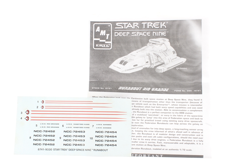 AMT 8741AMT Star Trek Deep Space Nine Runabout Rio Grande