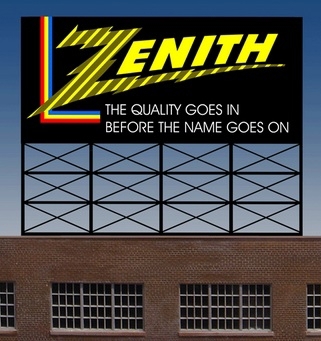 Miller Engineering 88-0451MLG Zenith Sign - large - Hattons