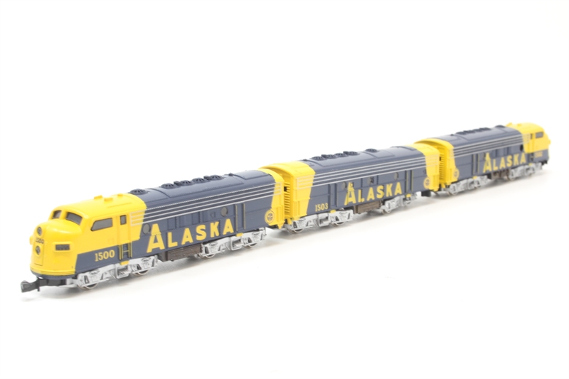 Marklin 8819MAR EMD F7 A/B/A #8819 of the Alaska Railroad - Hattons