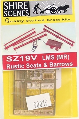 N Scale Architect 90019NSAR Shire Scenes (SZ19V) LMS (MR) Rustic Seats
