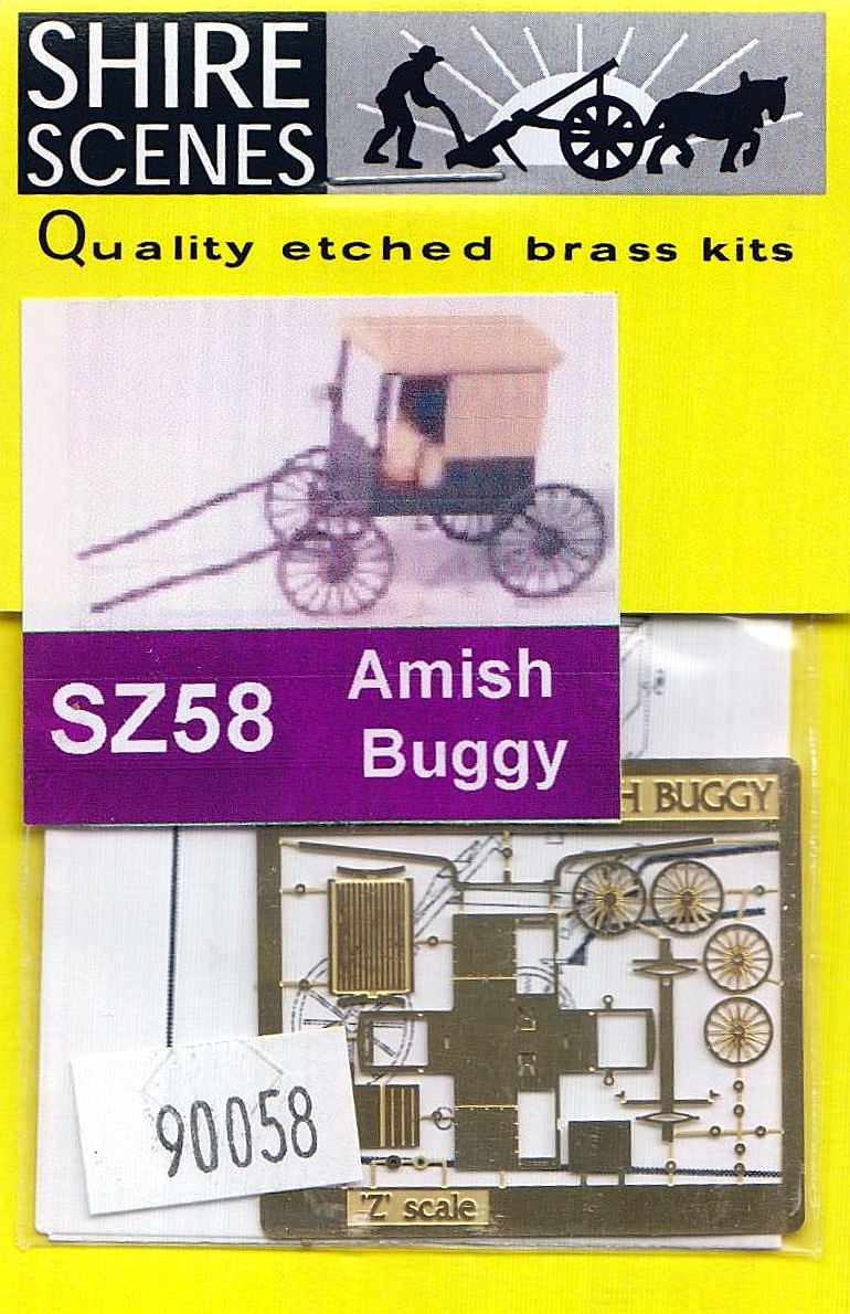 N Scale Architect 90058NSAR Shire Scenes (SZ58) Amish Buggy