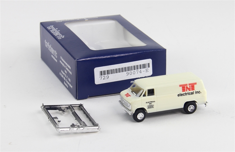 Trident Miniatures 90074TDM Chevrolet Cargo Van, TNT Electrical