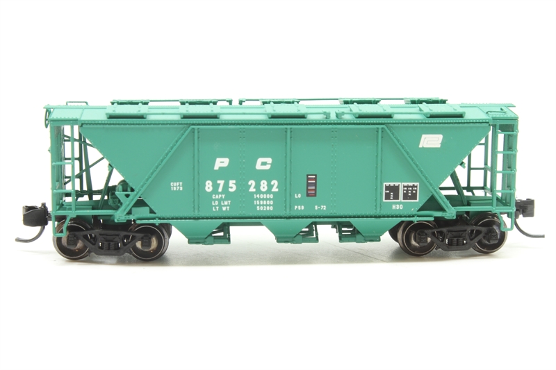 Fox Valley Models 90510 3-bay H30 PRR covered hopper of the Penn Central