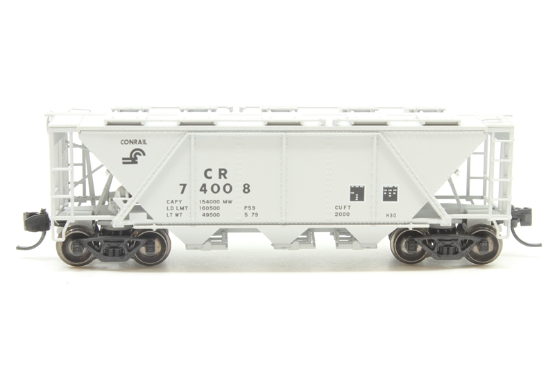 Fox Valley Models 90519 3-bay H30 PRR covered hopper of Conrail - light ...