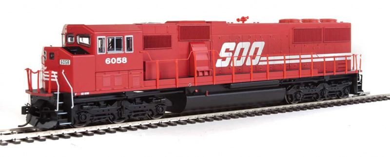 Walthers 910-20309 SD60M EMD 6058 of the Soo Line - 3-piece windshield