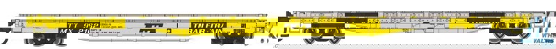 Walthers 910-5341 60' PS Flat Car, Trailer Train (MTTX - Hattons