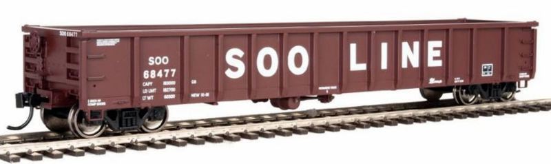 Walthers 910-6287 53' Railgon Gondola, Soo Line #64122