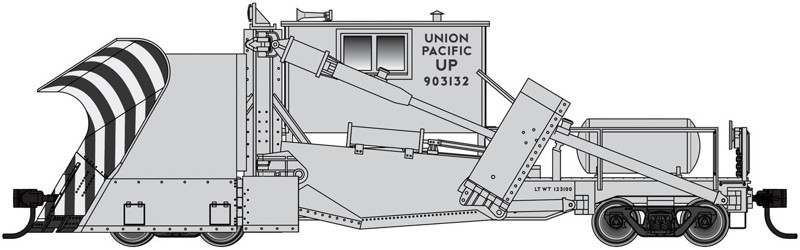 Walthers 920-110123 Jordan Spreader, Union Pacific 903132 - Hattons