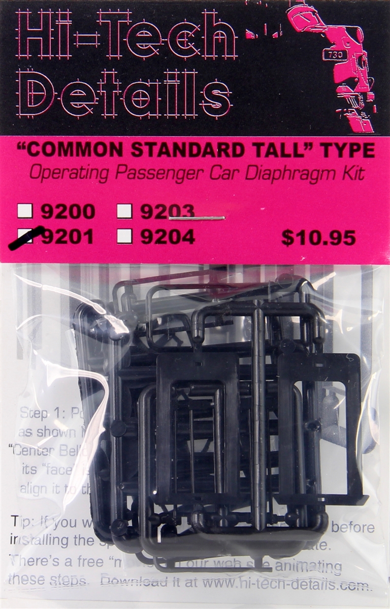 Hi-Tech Details 9201HITD Passenger Car Diaphragm Kit, Common Standard ...