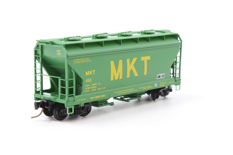 Micro-Trains 92040 2-bay ACF centerflow 2980 cf covered hopper of the ...