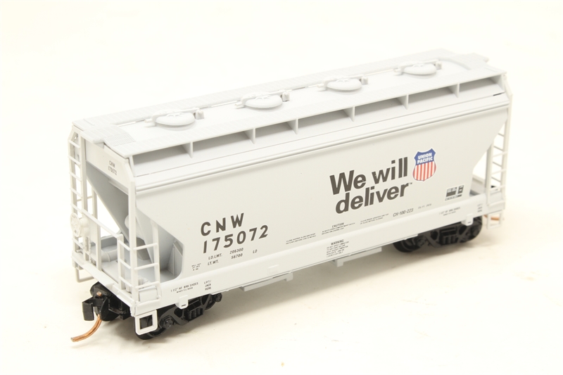 Micro-Trains 92130 2-bay ACF centerflow 2980 cf covered hopper of the ...