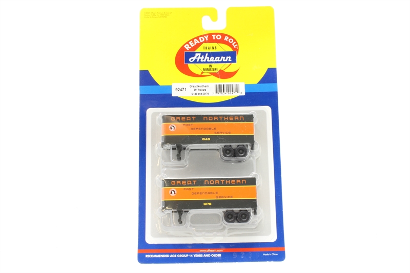 Athearn 92471 25' Trailers 'Great Northern' - pack of 2 - Hattons