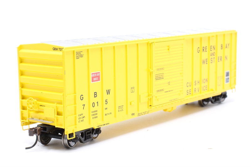 Athearn 92503ATH 50' FMC Boxcar of the Green Bay & Wisconsin Railroad ...