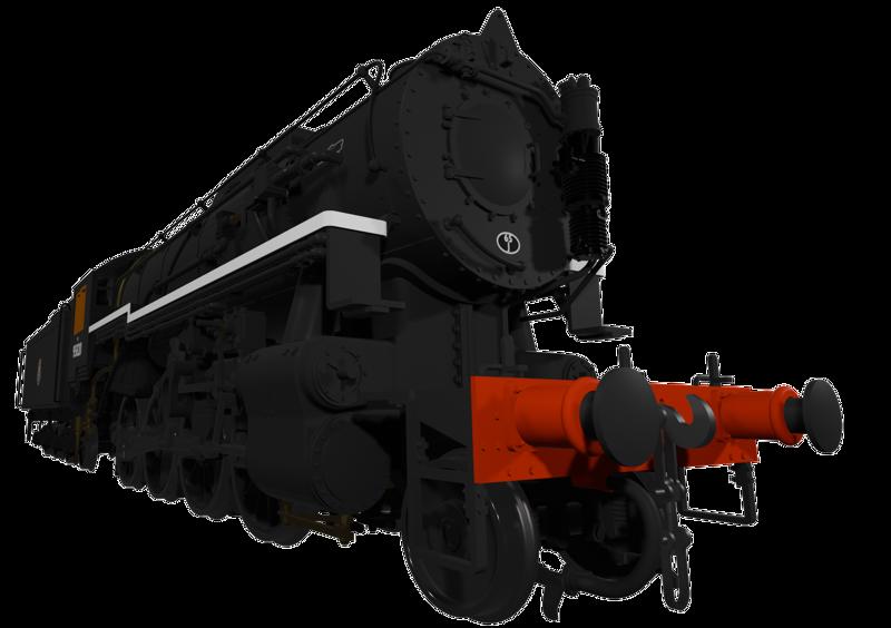 Rapido Trains UK 926009 USATC S160 2-8-0 Big Jim BR Black - Hattons