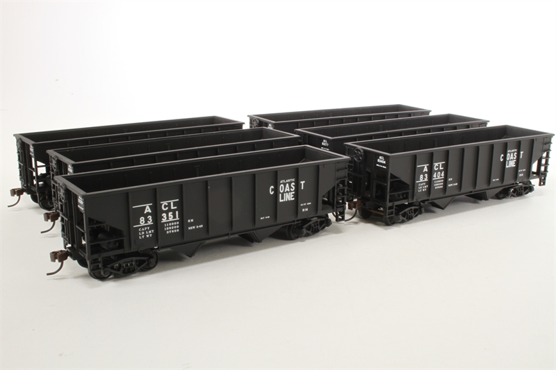 Walthers 932-946 PS3 Ribside Twin 2-Bay Hopper 6-Packs - Atlantic Coast