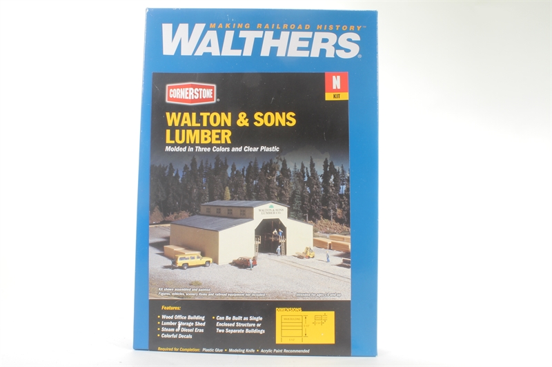 Walthers 933-3235 Walton & Sons Lumber Kit