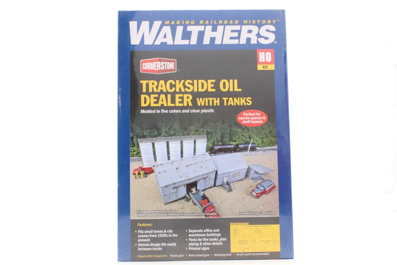 Walthers 933-4059 Trackside Oil Dealer depot kit