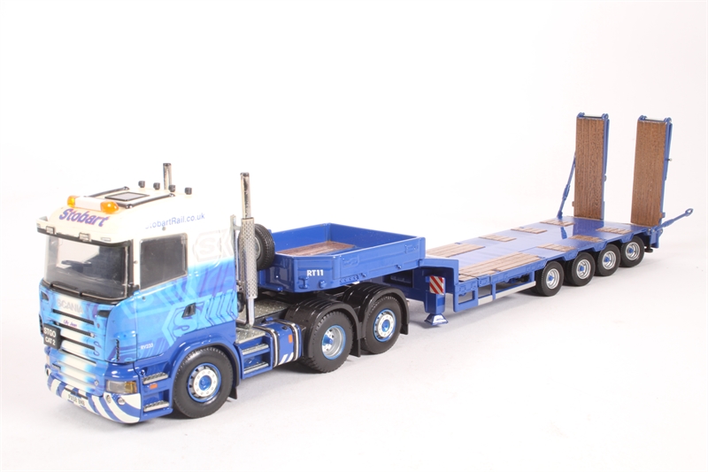 Tekno 9447C Scania Low Loader in Stobart Rail livery - - Hattons