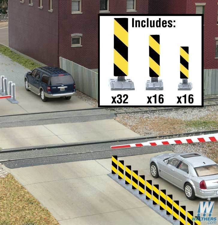Walthers 949-4168 Quiet Crossing Lane Markers Kit - Hattons