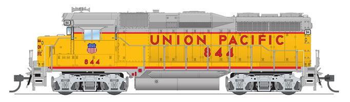 Broadway Limited Imports 9580BRO GP30 EMD UP 844 As Appears Today