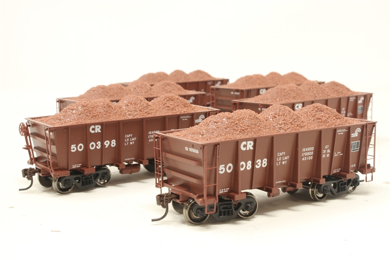 Athearn 97653ATH 26' Conrail low side ore car set - pack - Hattons
