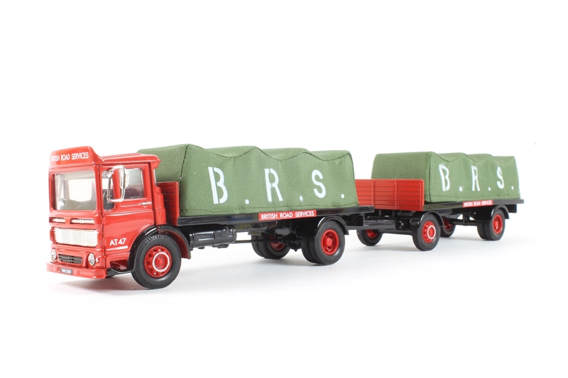 Corgi 97895 AEC Flatbed Truck & Trailer - 'BRS' - Hattons