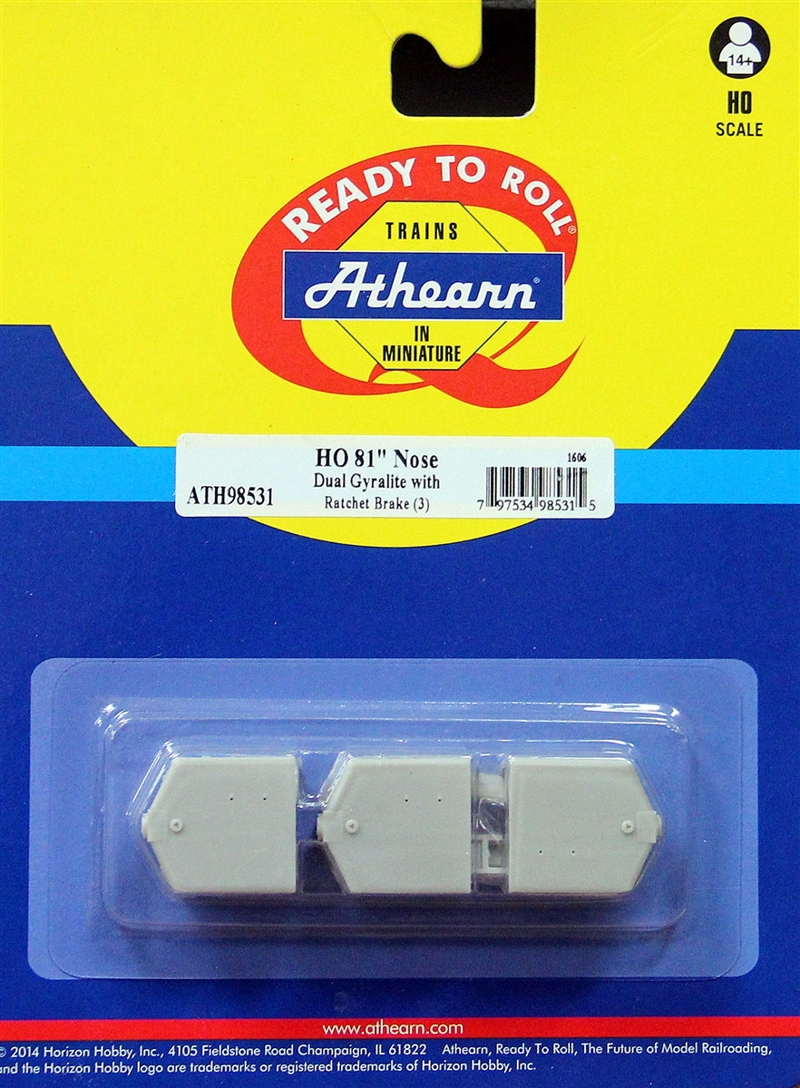 Athearn 98531ATH Nose 81 w/Dual Gyralite w/Ratchet Brake - Hattons