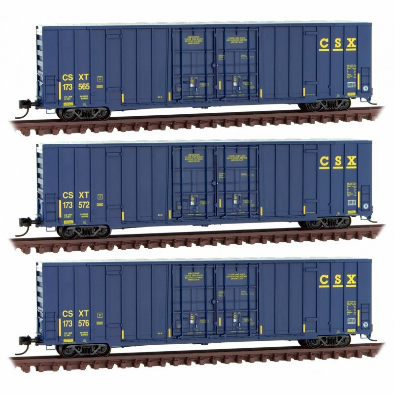 Micro-Trains 99301860 60' NSC excess height boxcar of CSX ...
