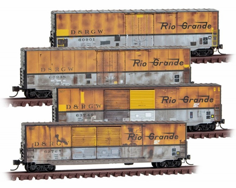 Micro-Trains 99305850 50' double door short ladders no roofwalk boxcar of