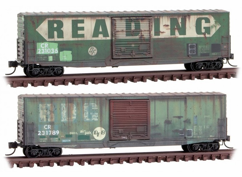 Micro-Trains 99305860 50' PS 10ft door, short ladders, no - Hattons